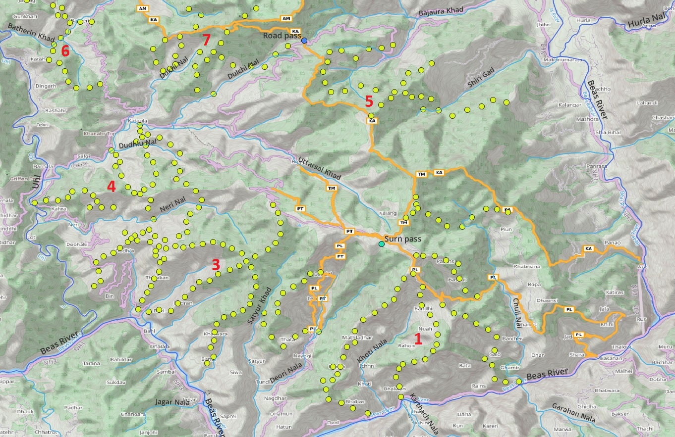 50 Unexplored Routes in the Kullu region – UltraJourneys