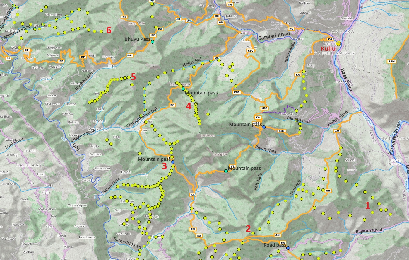 50 Unexplored Routes in the Kullu region – UltraJourneys